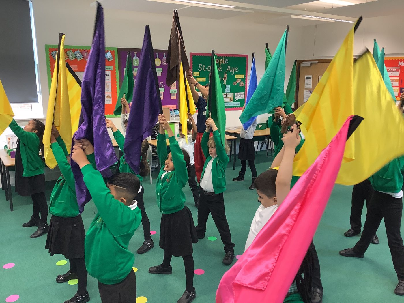 Year 3's Chinese Flag Making Workshop - Orchard Primary School