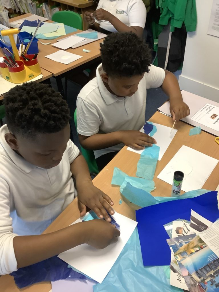 Orchard Primary School | Year 5 Create Water Collages
