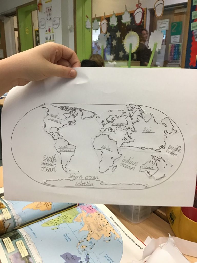 Orchard Primary School | Year 2 Create Map Of The World