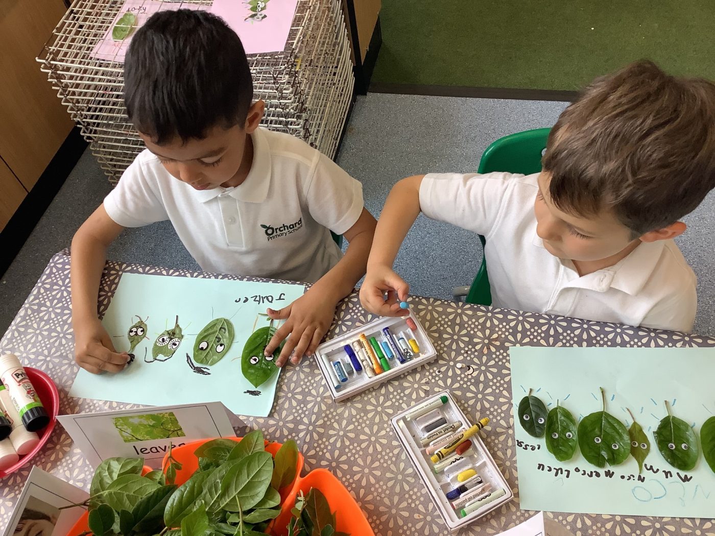 EYFS Create Family Portraits - Orchard Primary School