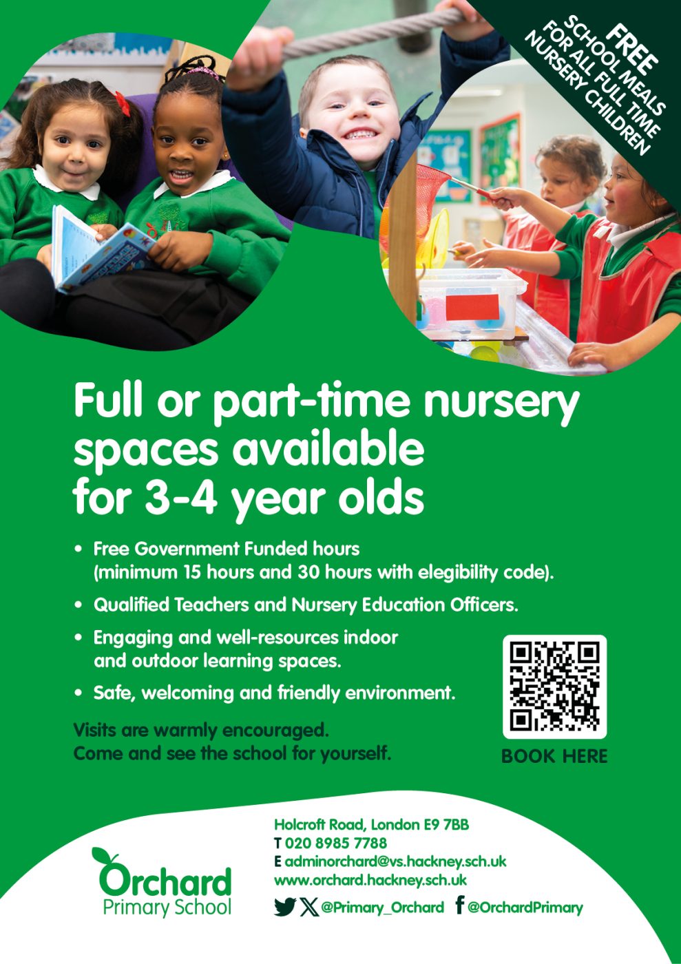 Nursery Spaces Available for 2024/25 - Orchard Primary School